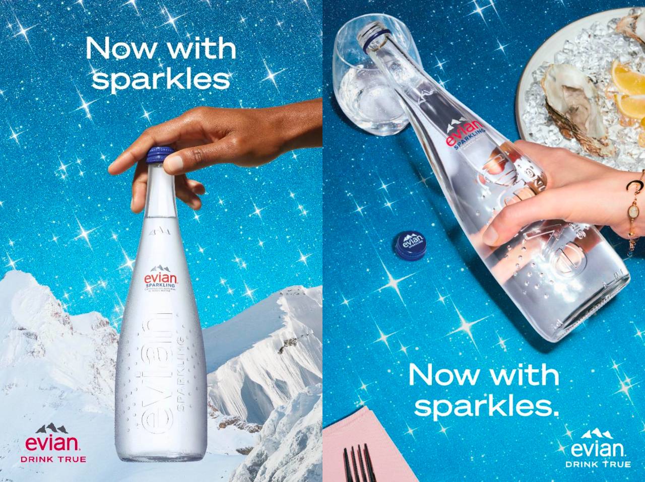 evian 氣泡水上市｜天然礦泉水細膩精緻口感，與巴基斯坦藝術家 Sara Shakeel 合作增添閃亮光芒 - Flavor | 風格美食指南